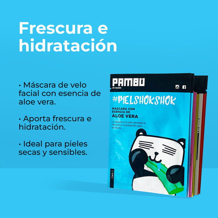 Mascarilla Pambú esencia de Aloe Vera